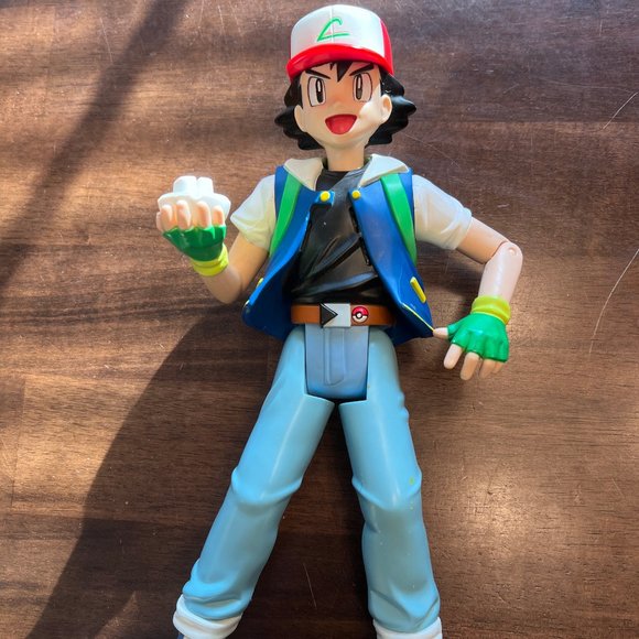 Hasbro | Toys | Ash Kechum Trainer Action Figure Pokemon 20 Rare ...